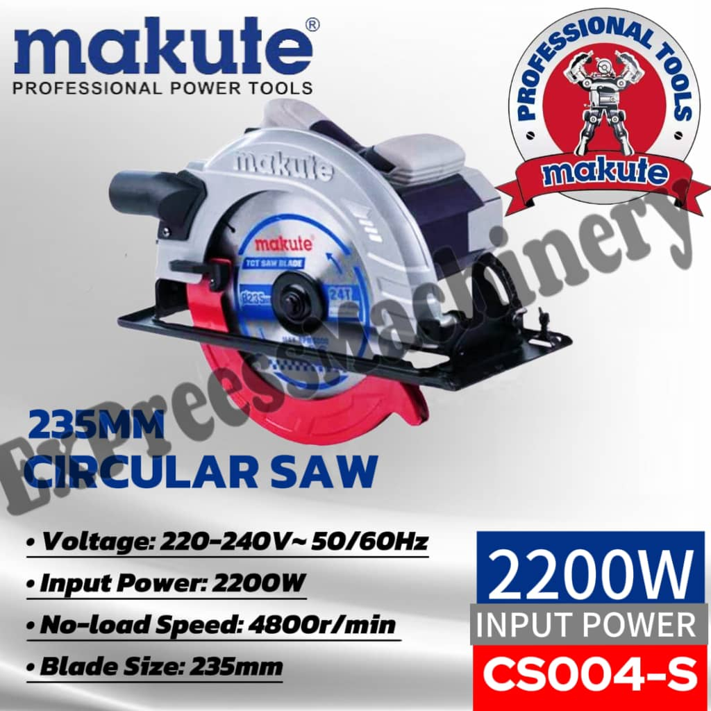 MAKUTE CS004-S 9" Circular Saw 235mm 2200W ( Included Saw Blade ...