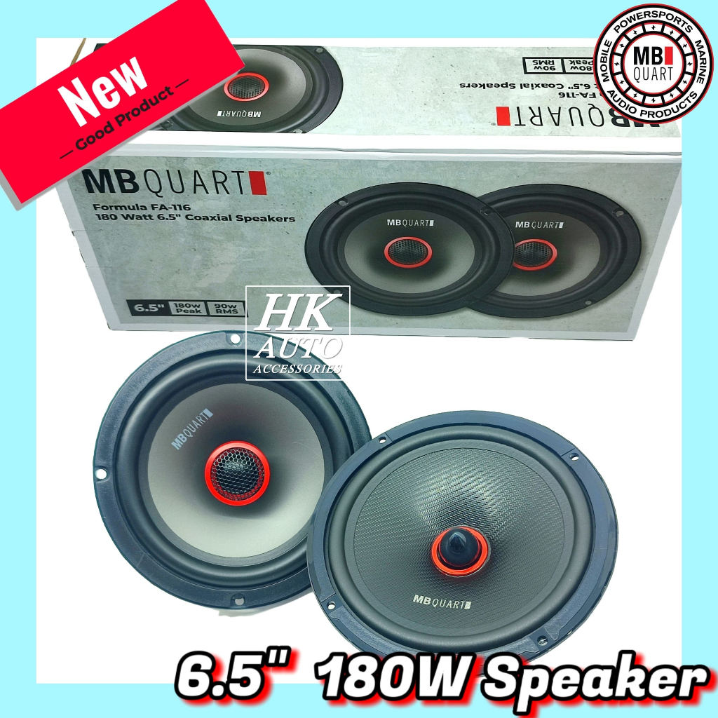 🌟New Arrived 🌟MB QUART Speaker | FA-216A/FA116 | 6.5" 180W power speaker Coaxial speakers/Mid ...