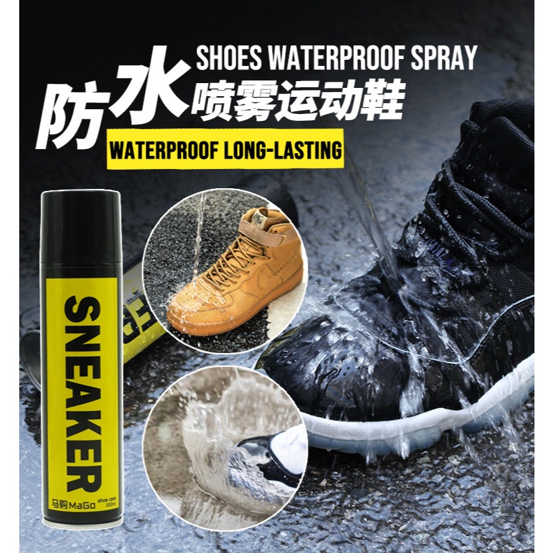 Shoes Waterproof Spray Sneaker Protector Bag Cap Water Repellent Nano ...