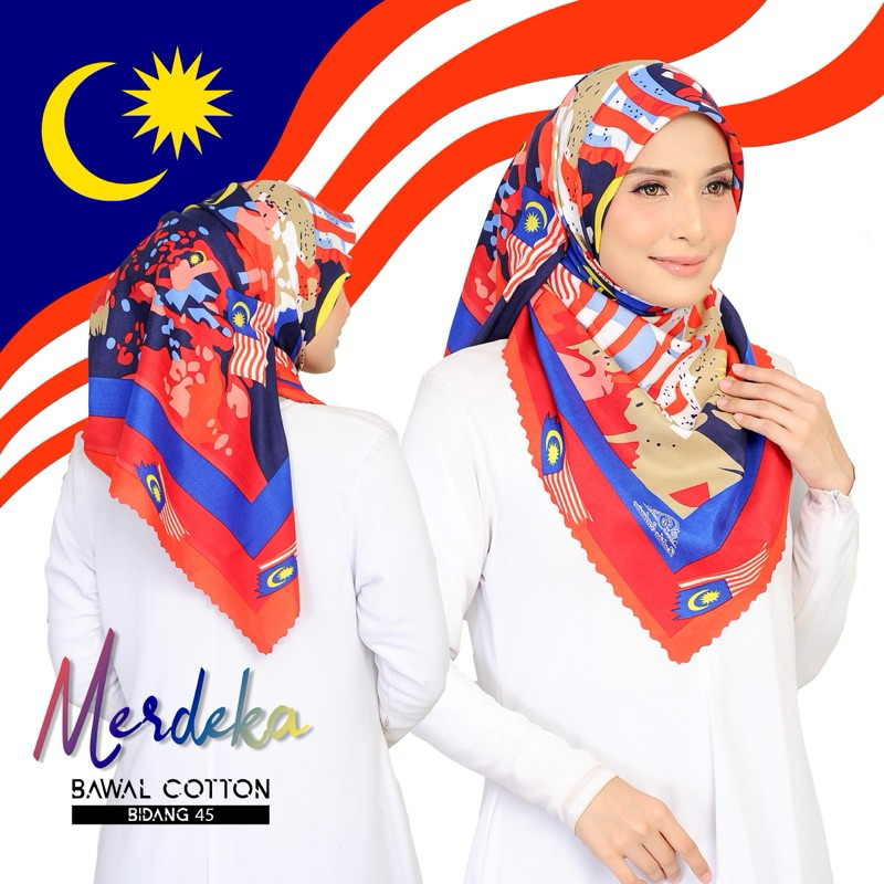 BAWAL MERDEKA BUDAK/DEWSA LASER CUT DAN MAFLA MERDEKA | Shopee Malaysia