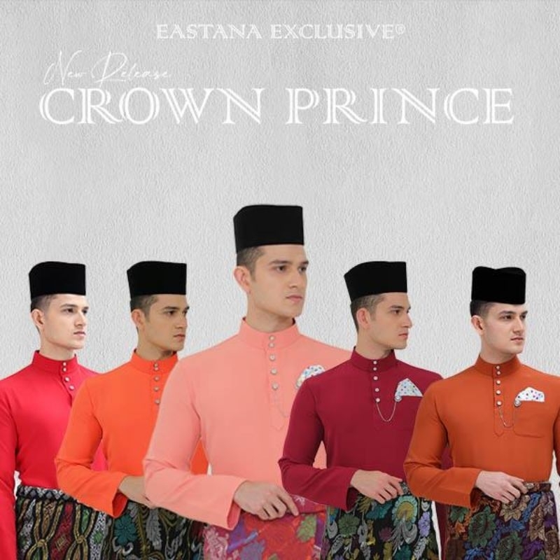 BAJU MELAYU CROWN PRINCE (RED SERIES) 2024 BY EASTANA EXCLUSIVE ...