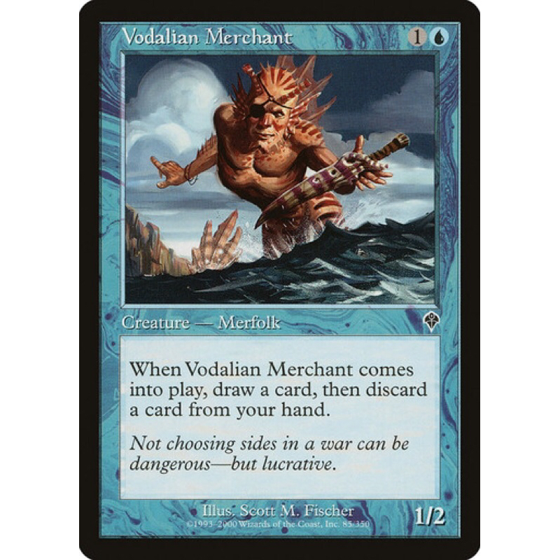 Magic the Gathering - Vodalian Merchant (INV) | Shopee Malaysia