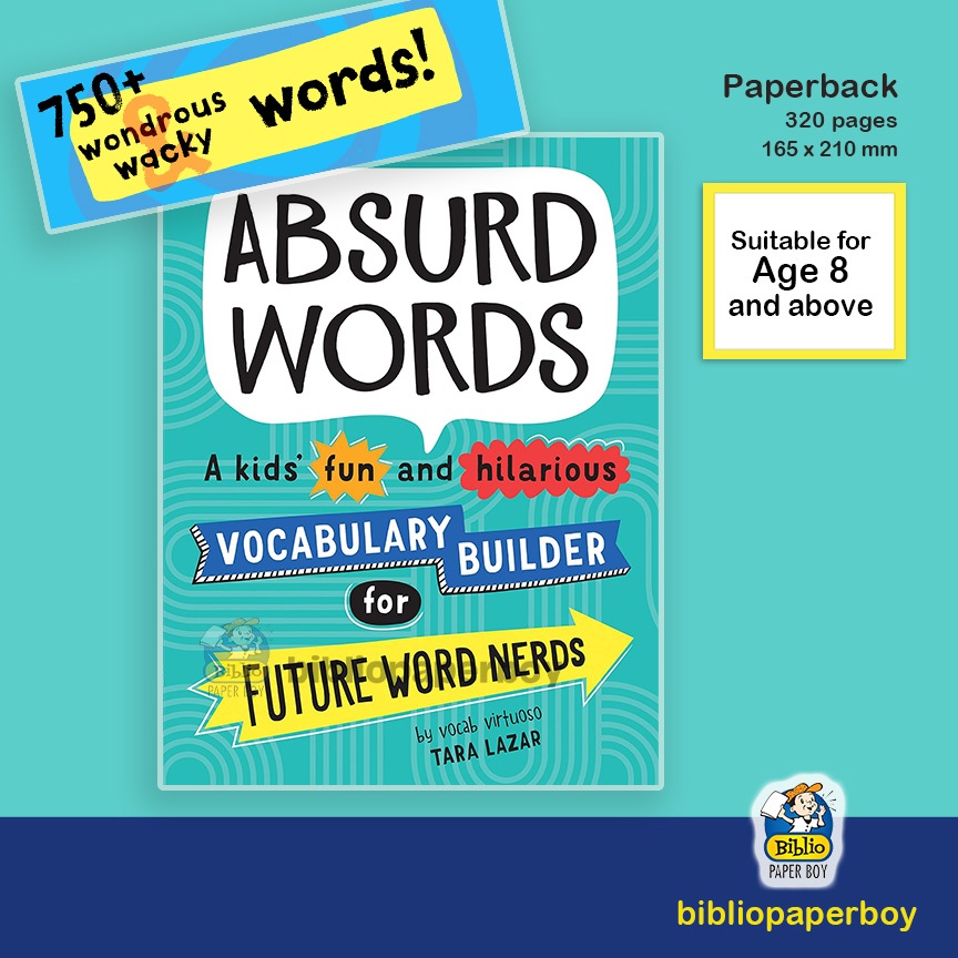 Absurd Words: A kids' fun and hilarious Vocabulary Builder | Shopee ...