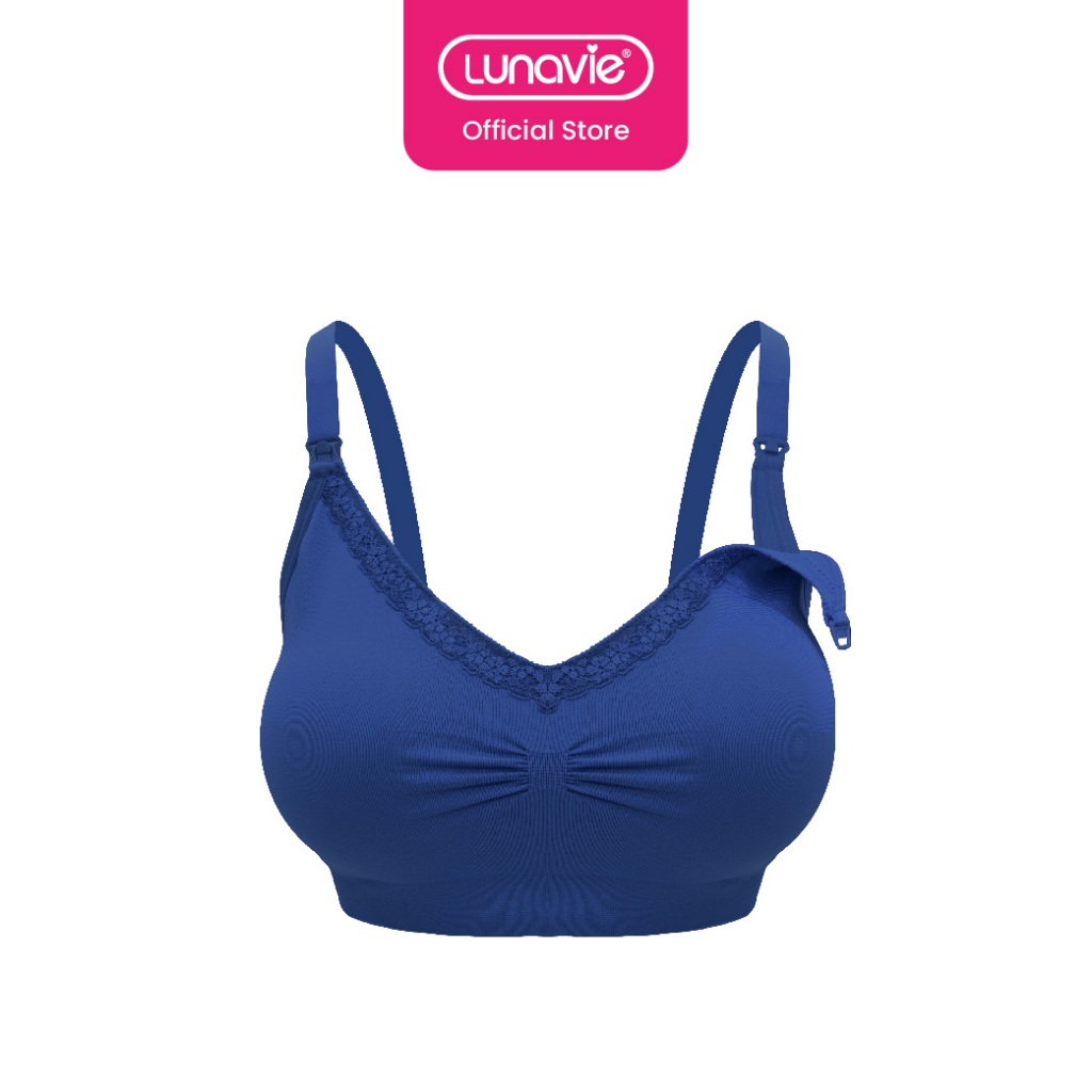 Lunavie Anti-Bacterial Premium Seamless Nursing Bra | Adjustable ...