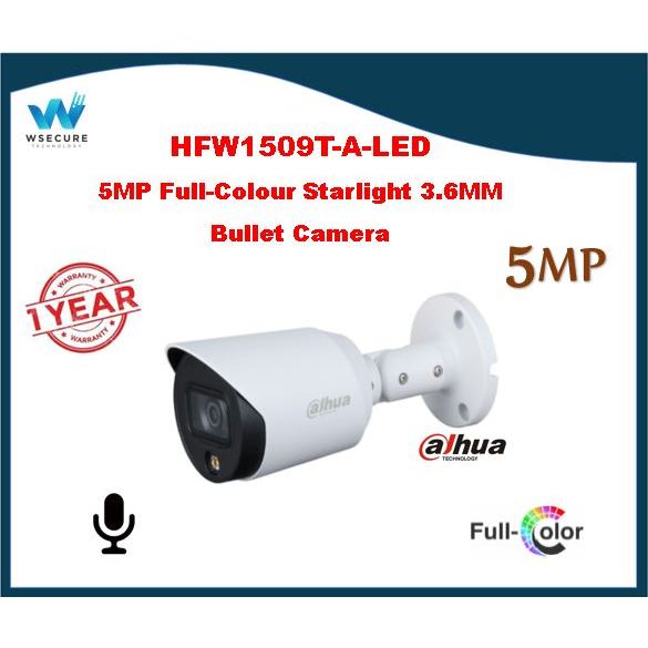 Dahua Analog 5MP HDCVI IR Full HD Full Colour Starlight Bullet CCTV ...