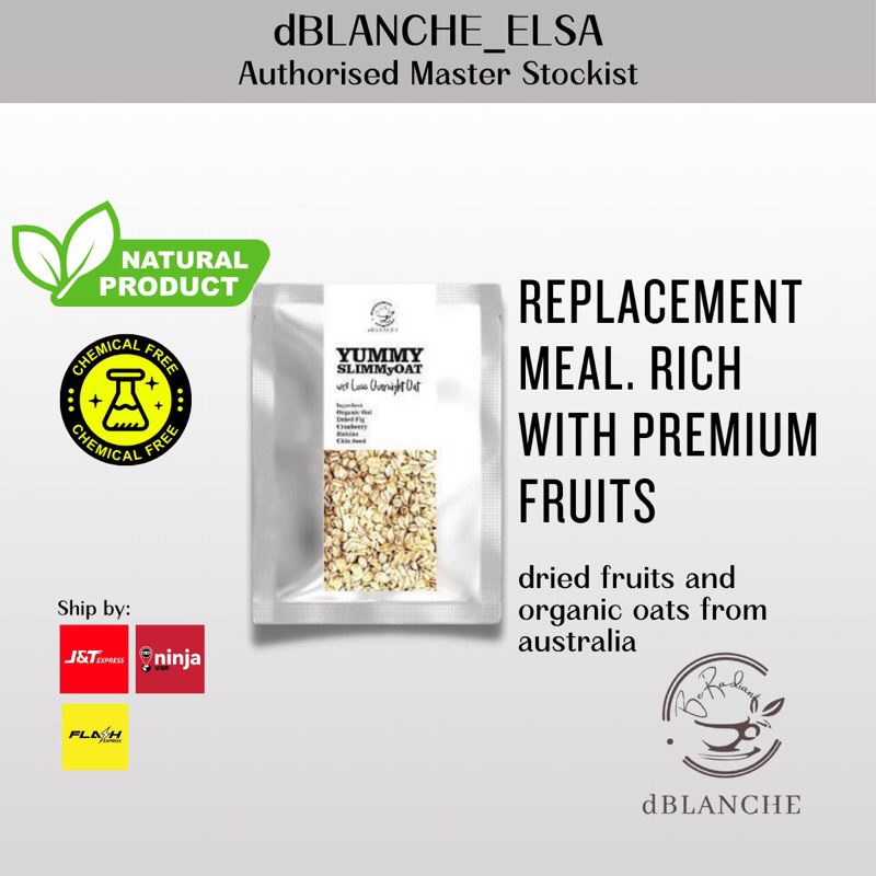 DBLANCHE yummy overnight oat 1pack (30g) | Shopee Malaysia