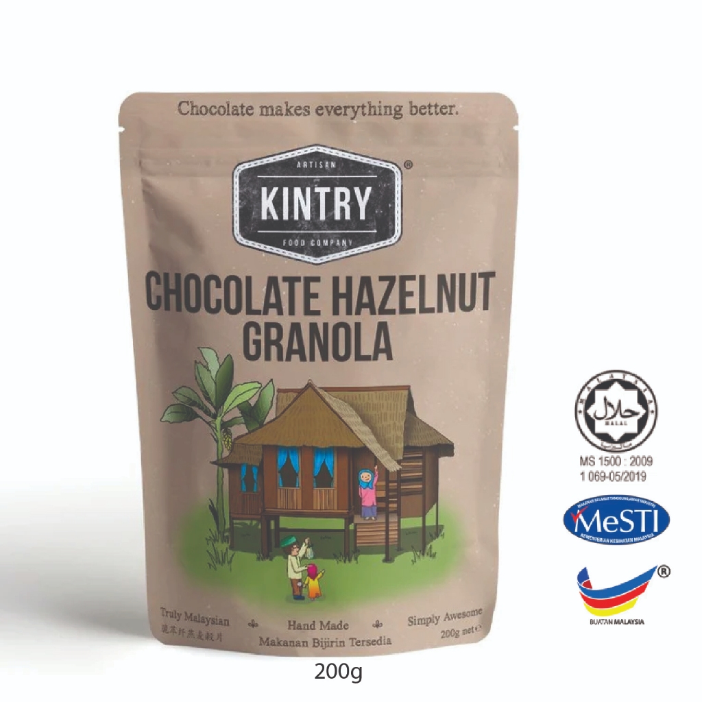 Kintry Chocolate Hazelnut Granola | Shopee Malaysia