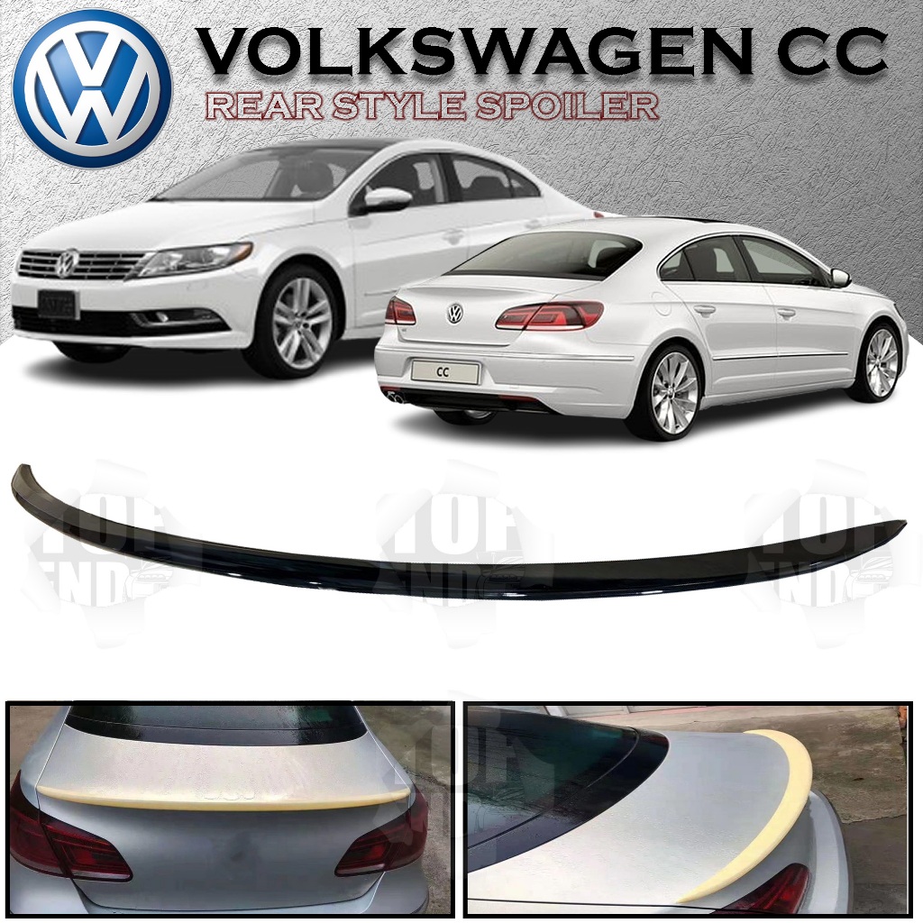 VOLKSWAGEN CC/PASSAT 2013-2018 REAR STYLE SPOILER MATERIAL ABS PLASTIC ...