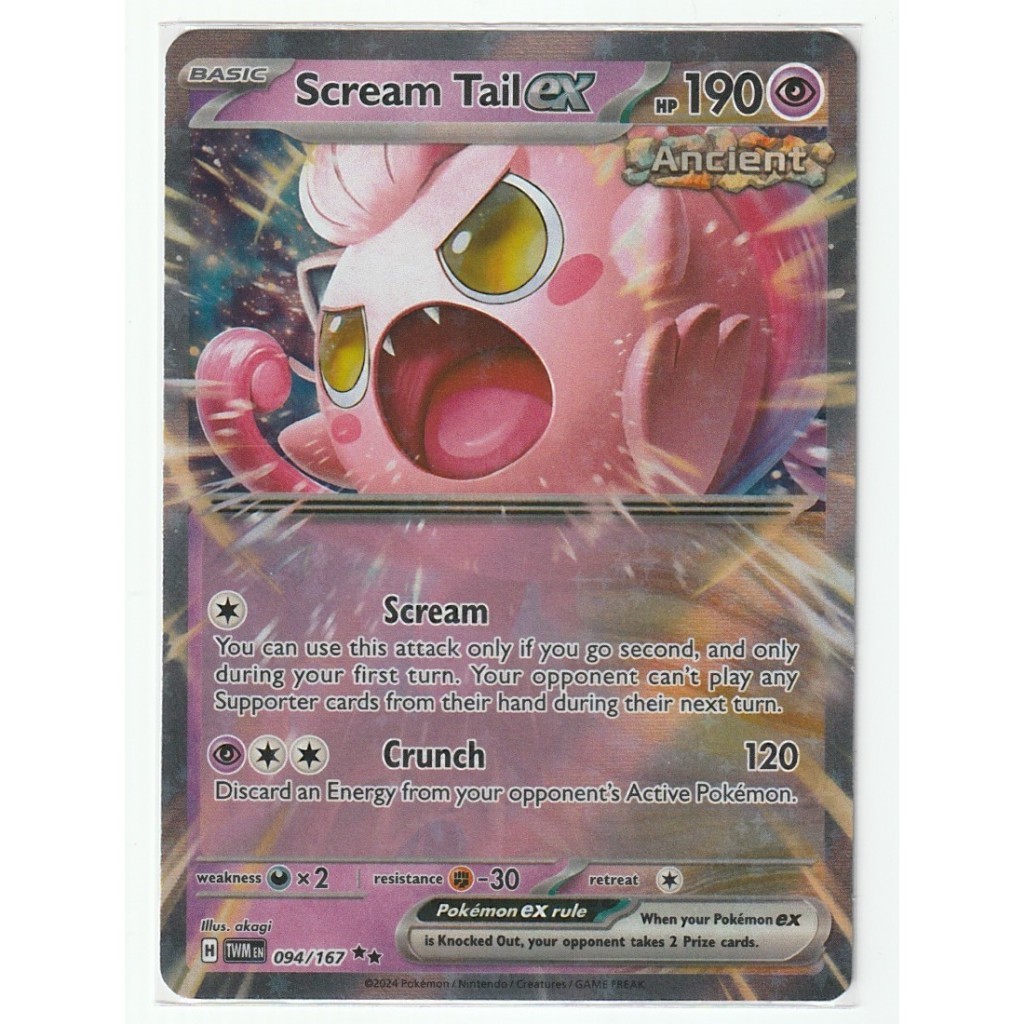 Scream Tail ex (094/167) Ultra Rare | SV6 Twilight Masquerade [Pokemon ...