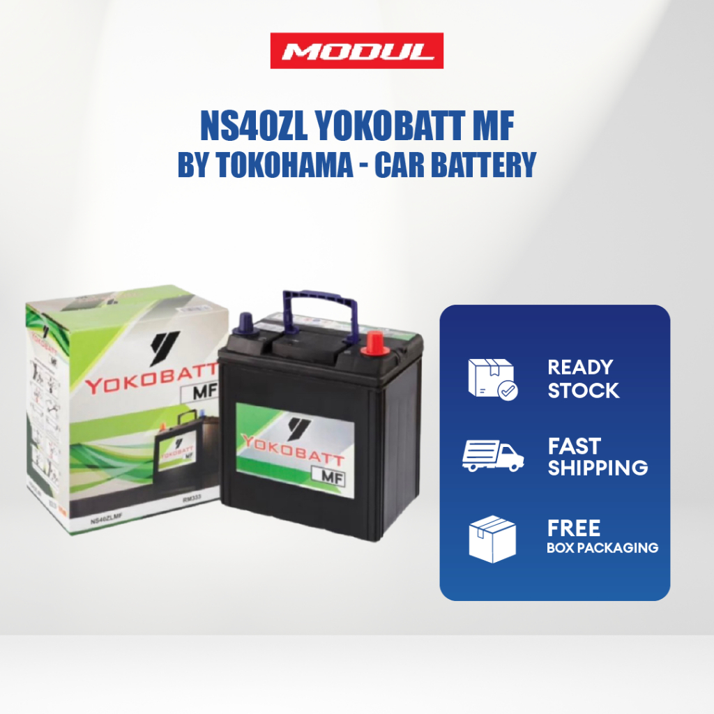 NS40ZL Yokobatt baru 100% NEW ORI MF by Yokohama - Car Battery Perodua ...