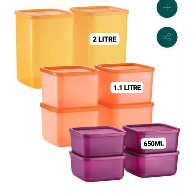 READY STOCK Tupperware So Fresh Essential set (10) | Shopee Malaysia