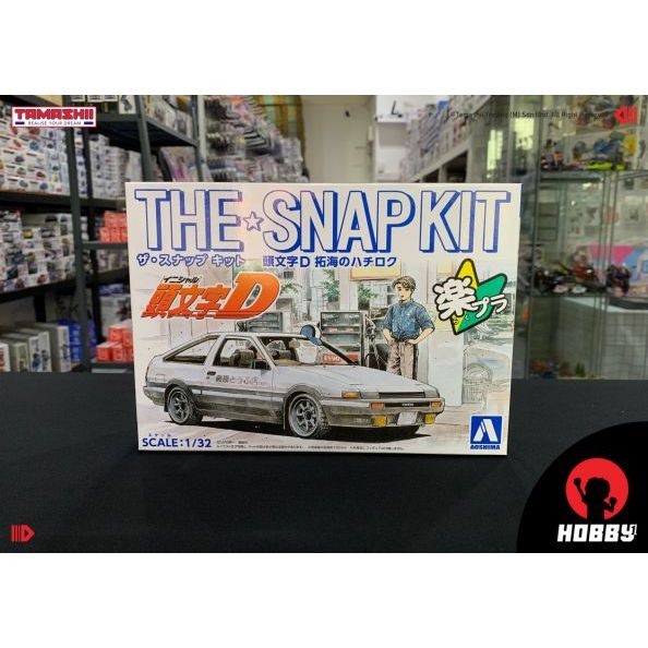 Aoshima The Snap Kit Initial D Takumi`s AE86 (Scale 1/32) | Shopee Malaysia