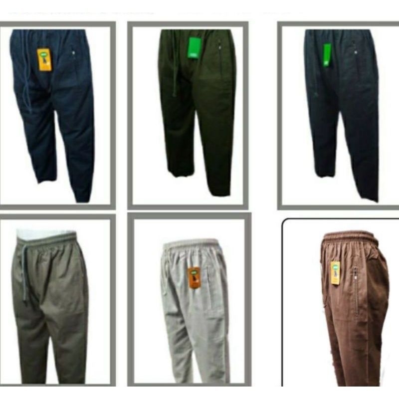 Seluar Kain cotton tebal 2 poket haji Mens seluar 01 | Shopee Malaysia