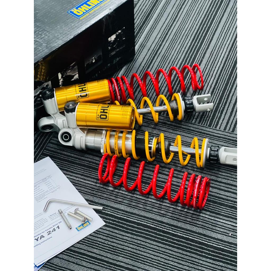100% Original OHLINS YA241 Yamaha XMax 250 300 V1 V2 X-Max Absorber Set ...