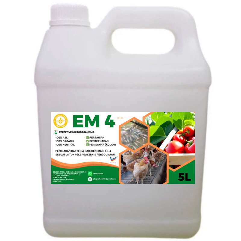 EM-4 Effective Microorganism Bakteria Baik Untuk PENTERNAKAN PERTANIAN ...
