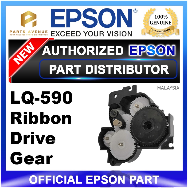 OFFICIAL EPSON LQ590 Ribbon Drive Gear Assembly for EPSON LQ-590 Dot ...