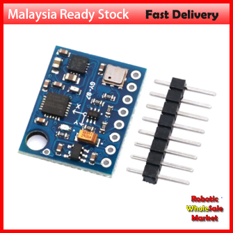 GY-87 10DOF Module MPU6050 HMC5883L BMP180 GY87 Sensor Module 3V-5V GY87 For Arduino Power High ...