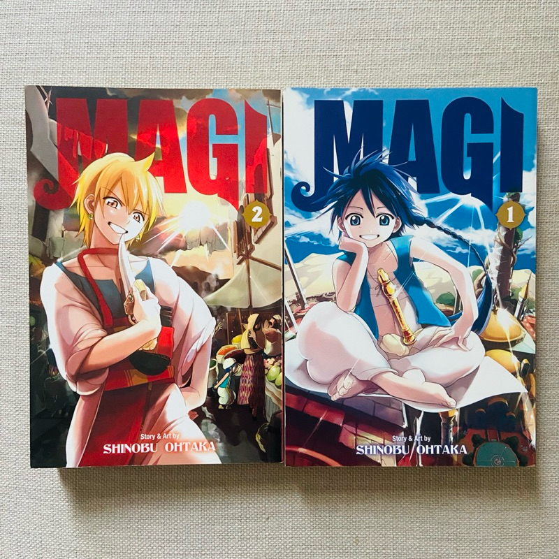 Magi Vol. 1 Vol. 2 by Shinobu Ohtaka Secondhand comic / Preloved comic ...