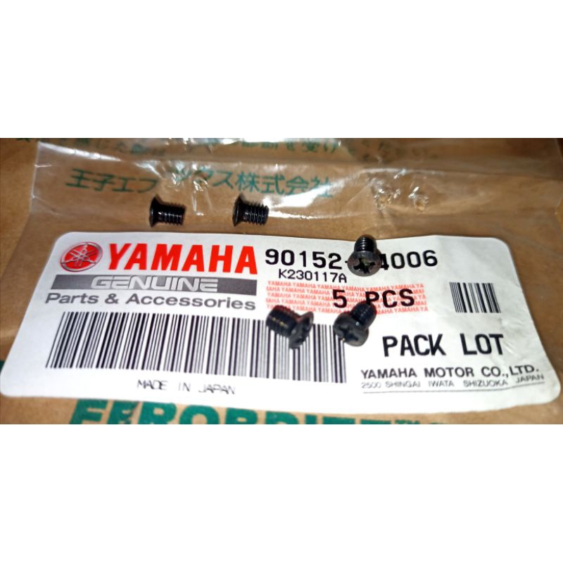 YAMAHA RXK.RXS.RX100.TANK EMBLEM SCREW (5PCS) | Shopee Malaysia