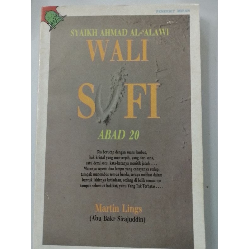 Syaikh Ahmad Al- Alawi wali sufi abad 20 - Matin Lings | Shopee Malaysia