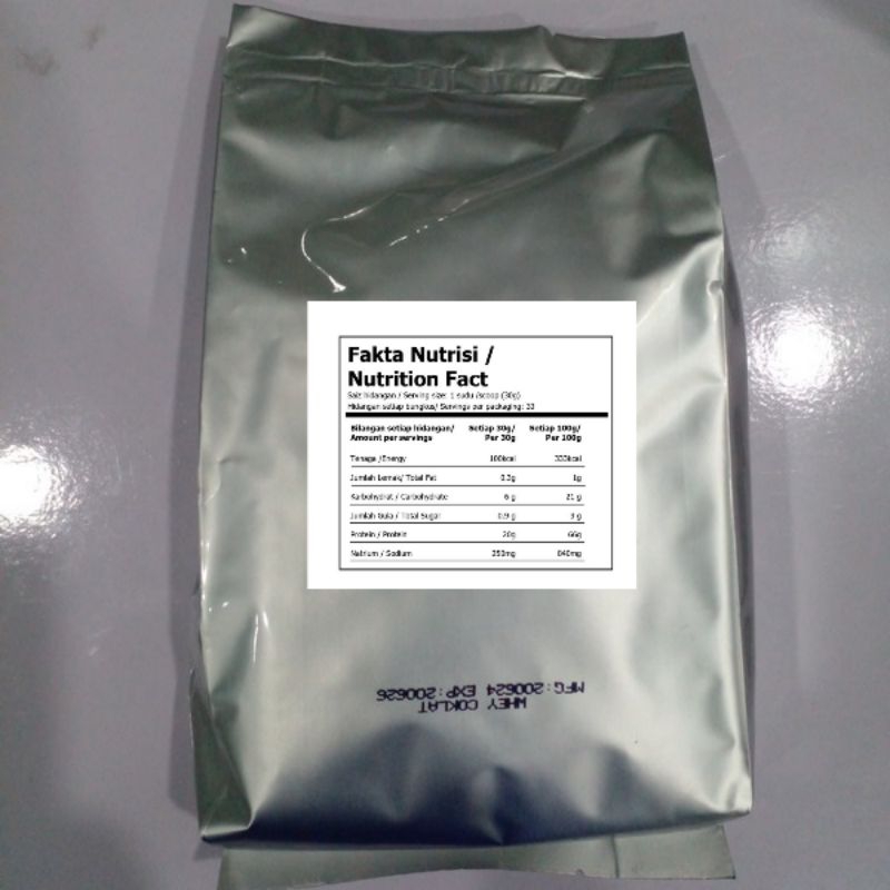 WHEY PROTEIN MIX POWDER MURAH HARGA KILANG BERKUALITI TINGGI 500G 1KG ...
