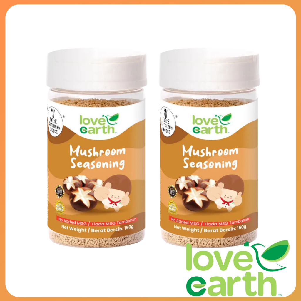 Love Earth Mushroom Seasoning 150g x 2 (Twin Pack) | Shopee Malaysia