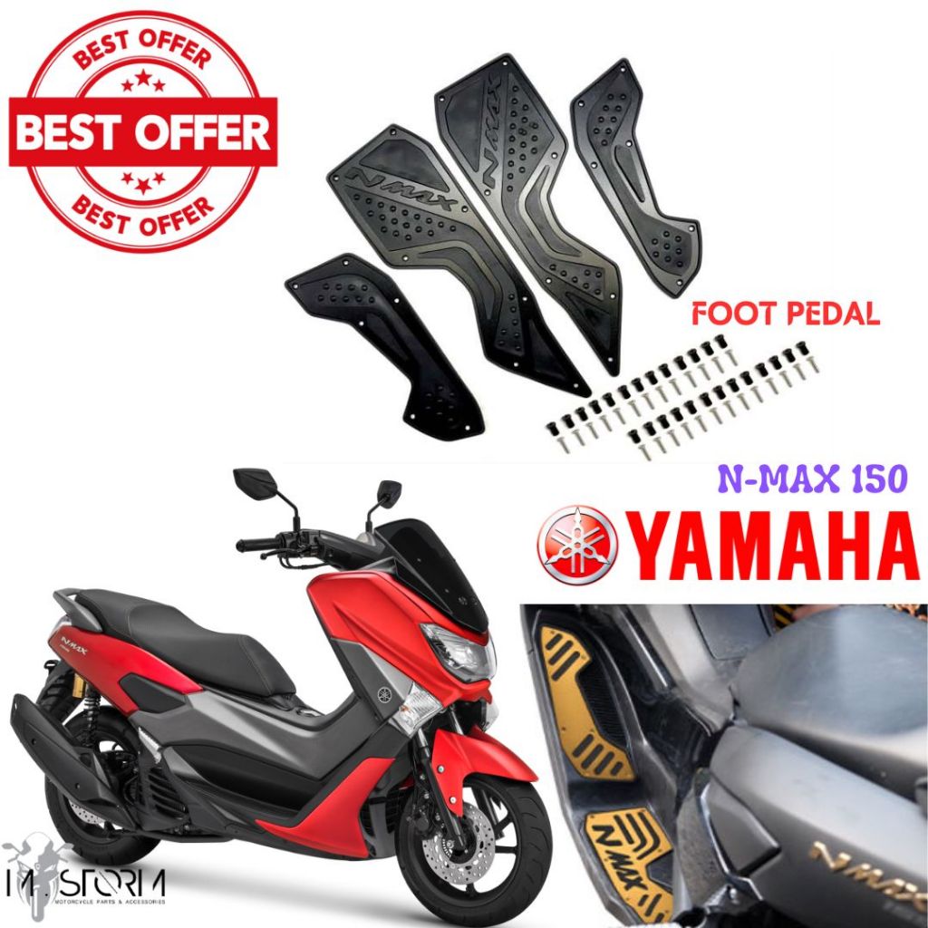 🔥OFFER🔥YAMAHA N-MAX 150 Foot Pedal | Shopee Malaysia