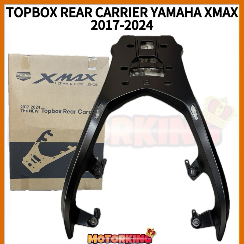 TOPBOX REAR CARRIER YAMAHA XMAX 2017-2024 BESI RACK YAMAHA XMAX ...