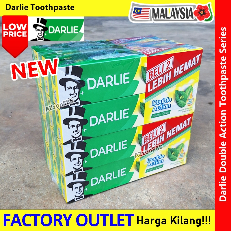 【EXP-2028】 Darlie Toothpaste Double Action 225g*12PCS #Darlie # ...