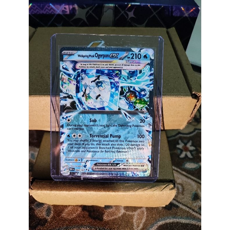 Wellspring Mask Ogerpon ex - 064/167 Ultra rare | Shopee Malaysia