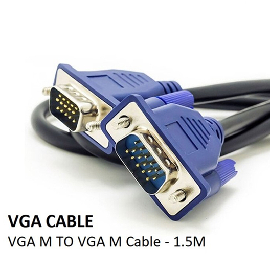 [Shopee Choice] 1.5M VGA MALE TO VGA MALE CABLE 15 PIN VGA CABLE ...