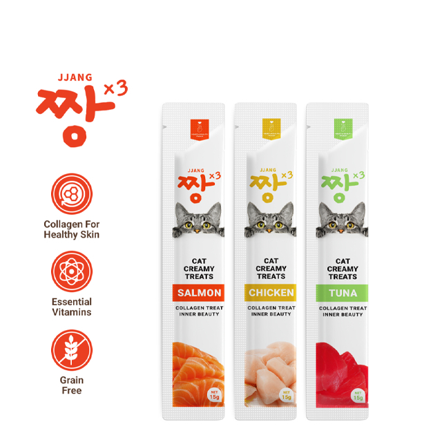 [Shopee Choice] JJANGX3 Cat Creamy Collagen Treats 15g | Shopee Malaysia