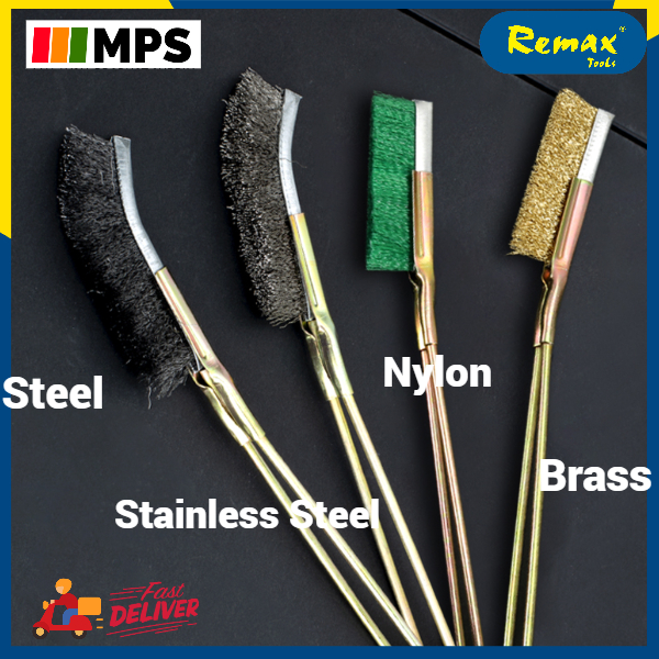 Remax Metal Handle Hand Wire Brush Steel, Stainless Steel Brush, Brass ...