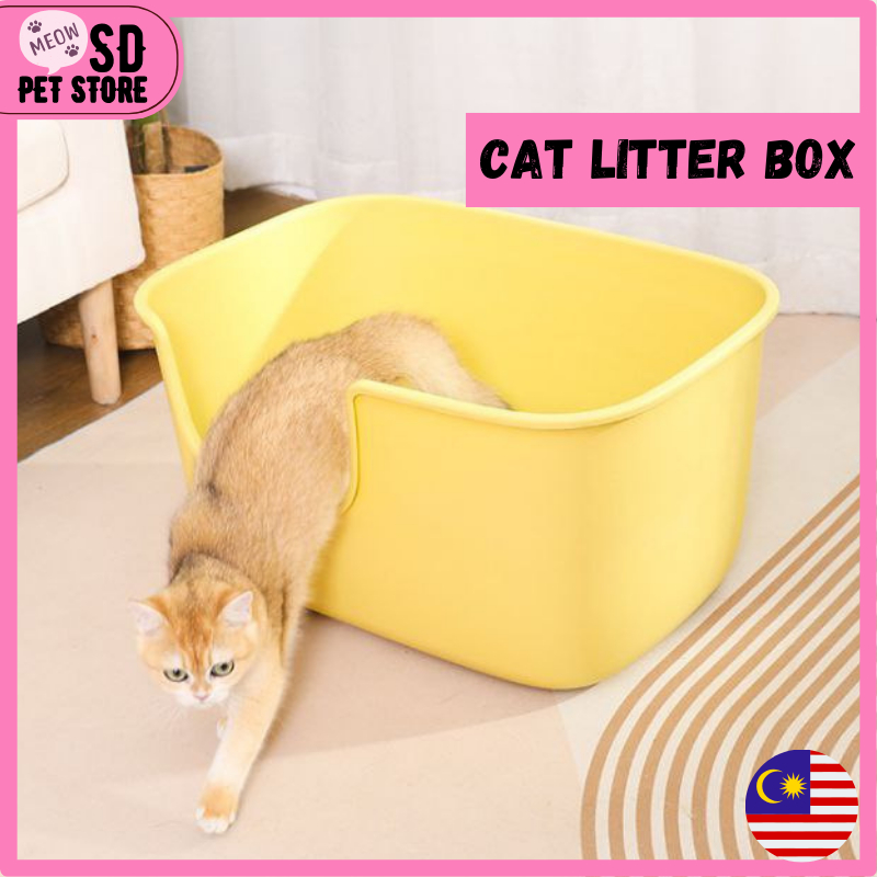【SD PETSTORE】Cat Litter Box Cat Toilet Bekas Pasir Kucing Tempat Berak ...