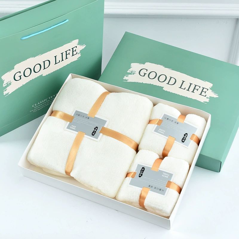 Gift box Bath towel Microfiber,kotak hadiah tuala mandi microfiber bag ...