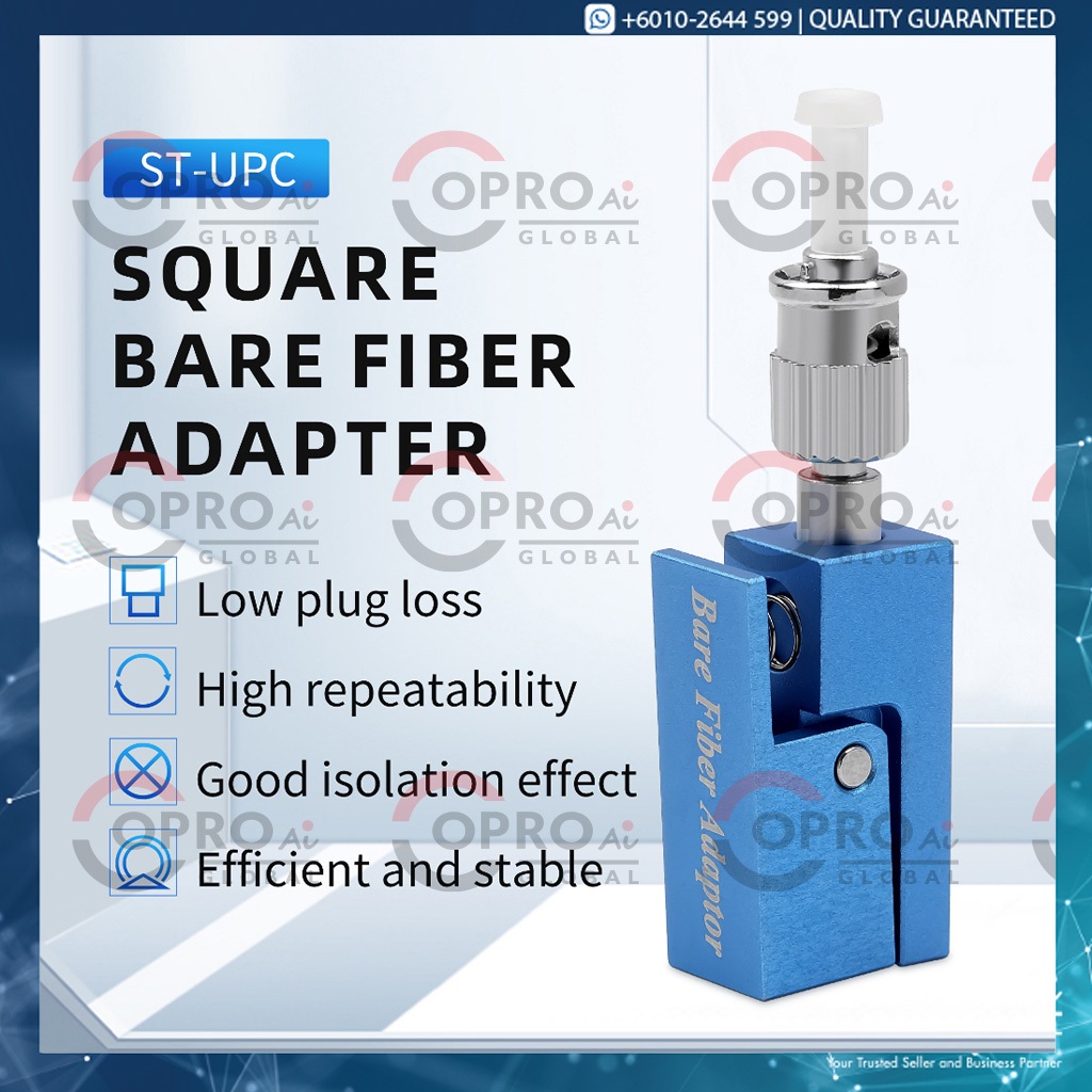 Fiber Optic Adapter Square Bare Fiber Adapter SC/FC/ST/LC Coupler for ...