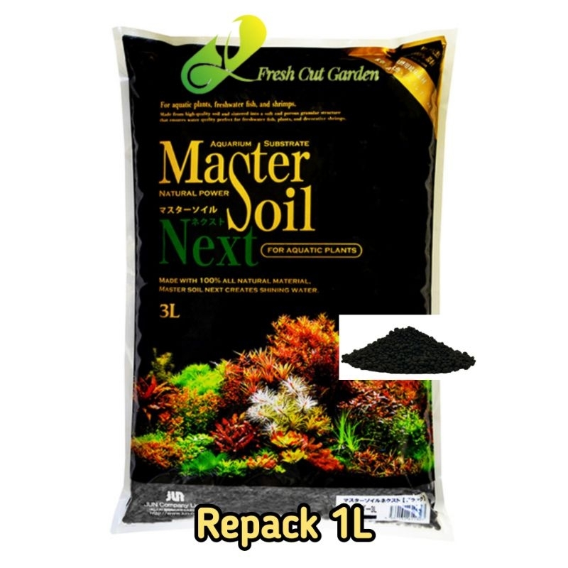 JUN Master Soil Next Black Powder for Aquatic Plants - Repack 1L ...