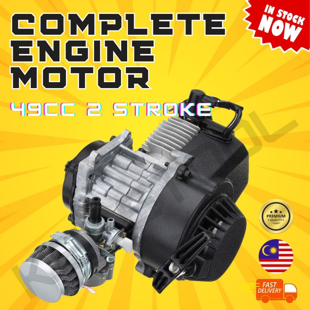 KELETOOL Pocket Bike Engine Enjin Pocket Poket Bike 49cc Engine ...