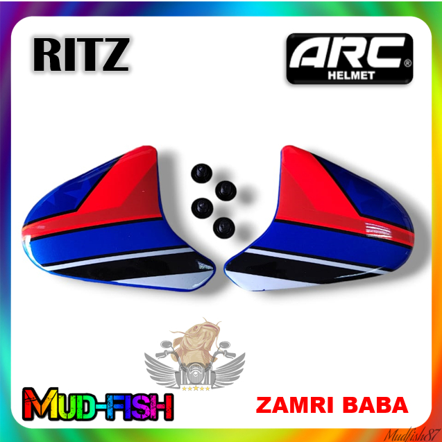 ARC RITZ ZAMRI ZAMBRI BABA 52 SIDE CAP / COVER WITH RACHET (RED / BLUE ...
