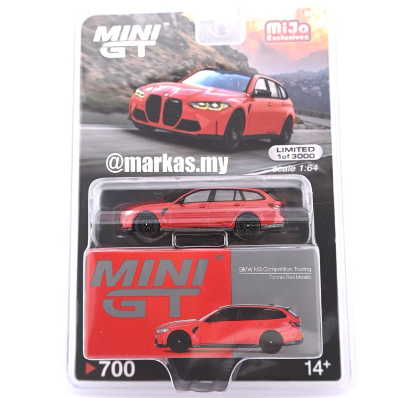 (STANDARD/BLISTER/CHASE) MINI GT 1/64 #700 BMW M3 COMPETITION TOURING ...