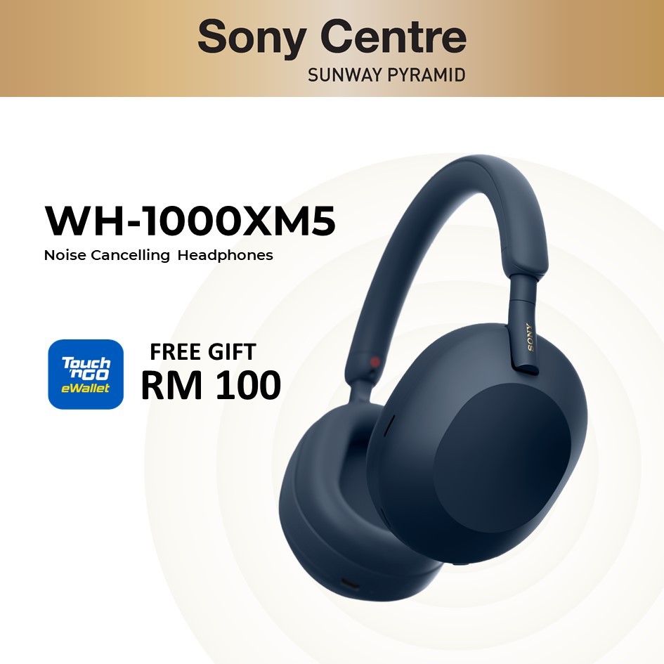 SONY WH-1000XM5 Wireless Bluetooth Noise Cancelling Headphone | XM5 | 1000XM5 | Shopee Malaysia