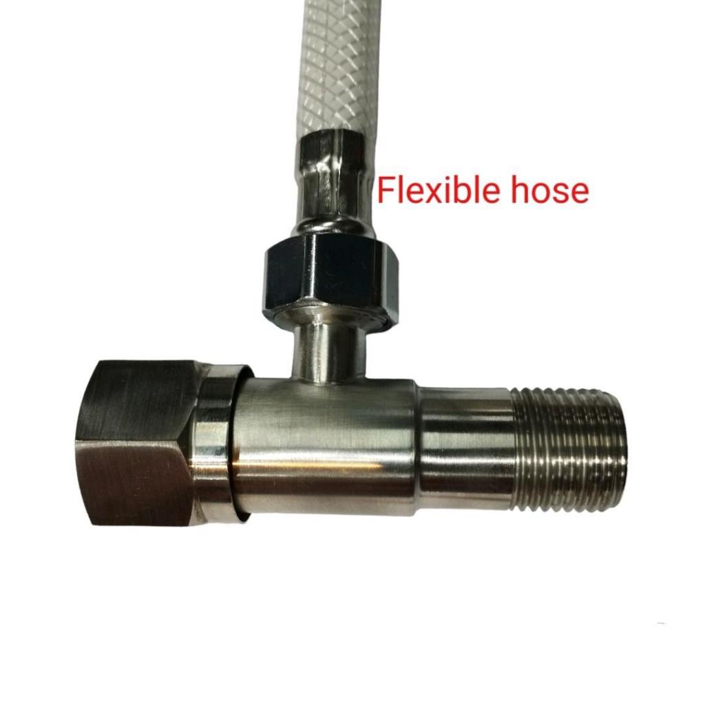Isano 1/2 304 stainless steel Angle valve/Flexible hose | Shopee Malaysia