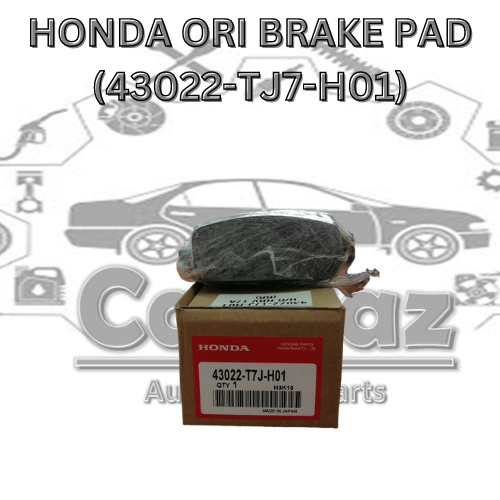 ORIGINAL HONDA DISC BRAKE PAD (43022-TJ7-H01) HONDA HR-V T7A 2015-2019 ...