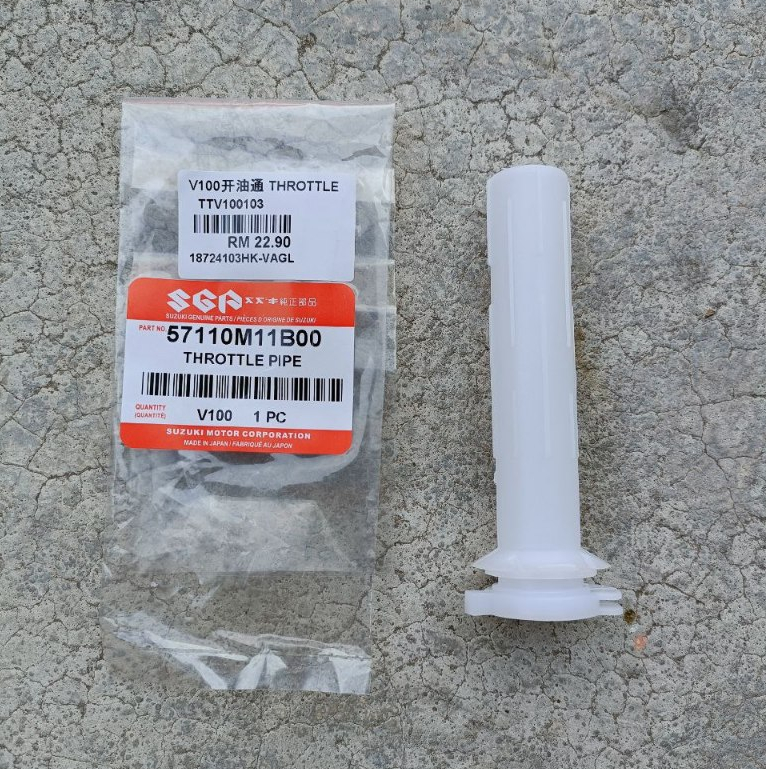 SUZUKI V100 V 100 THROTTLE PIPE TUBE GUIDE THROTTLE TUBE TIUB THROTTLE ...