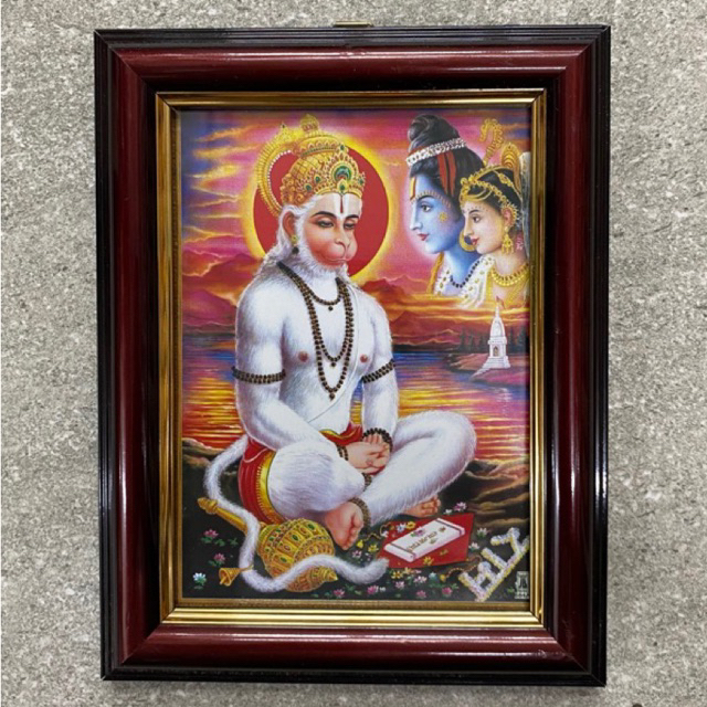 Hanuman Hindu god Photo frame | Sami Photo frame | 5x7cm | Shopee Malaysia