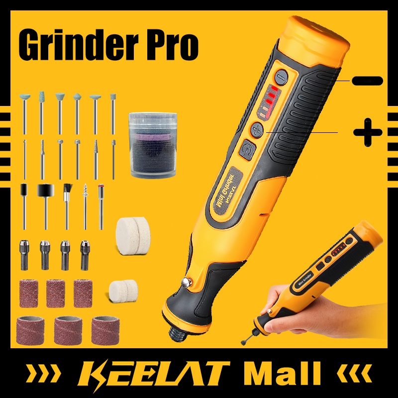 KEELAT Grinder Tool Mini Dremel Drill Electric Grinding Set Milling ...
