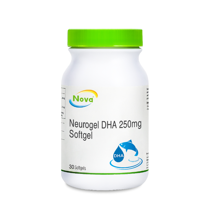 NEUROGEL Pure Microalgae DHA High DHA Omega-3 for Brain and Eye Health ...