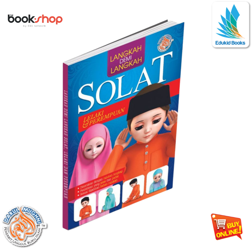 Buku Belajar Solat - Langkah Demi Langkah Solat Lelaki & Perempuan ...