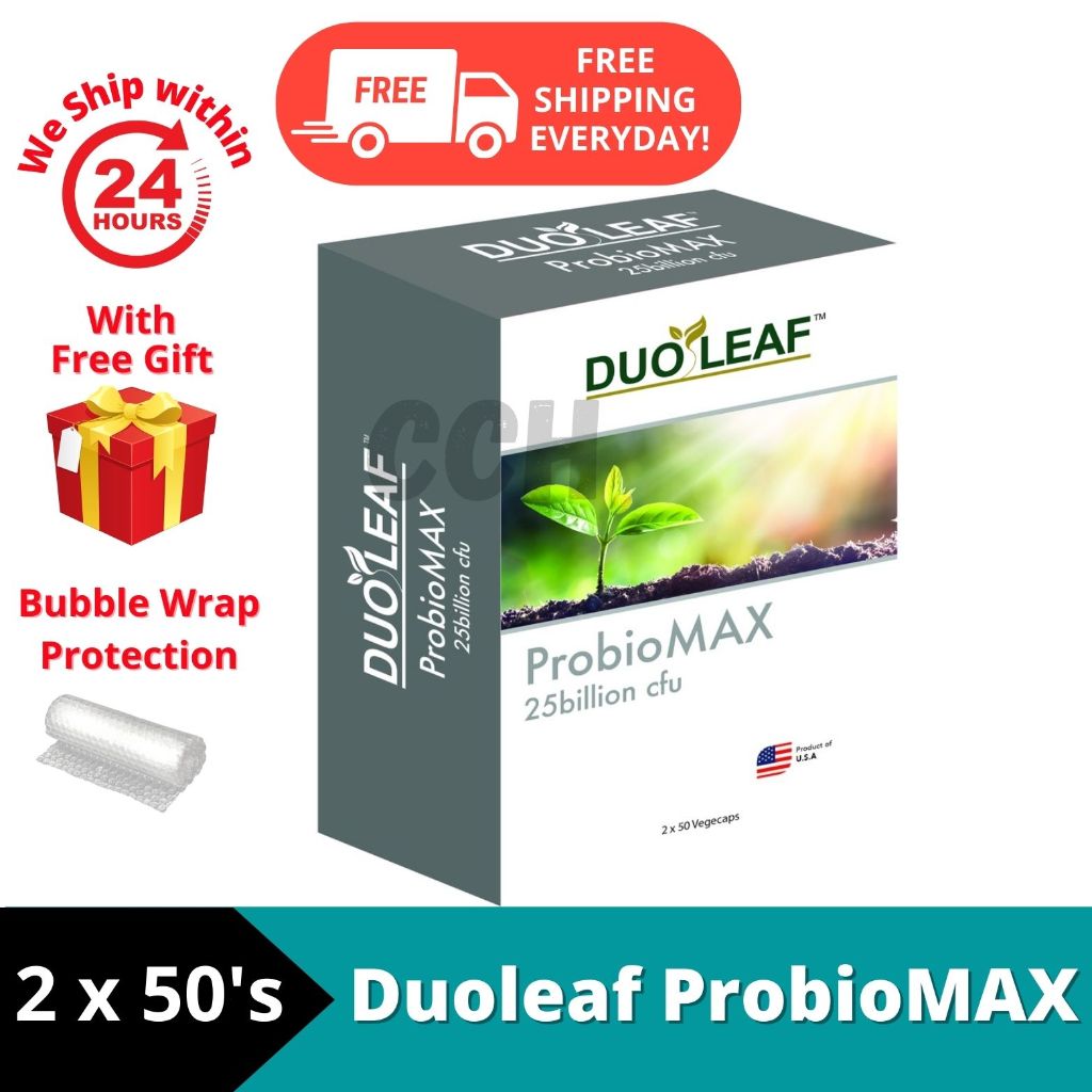 Duoleaf Probiomax 25 Billion CFU - 2 X 50's / 50's | Shopee Malaysia