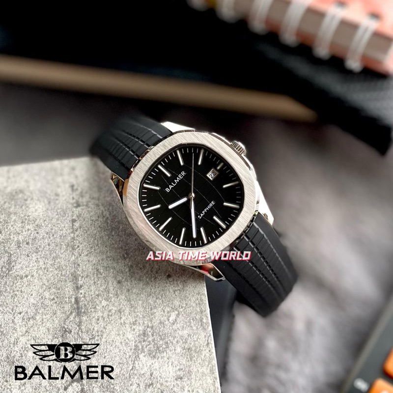 [Original] Balmer 8201G SS-4 Sapphire Men's Watch with Black Dial and ...